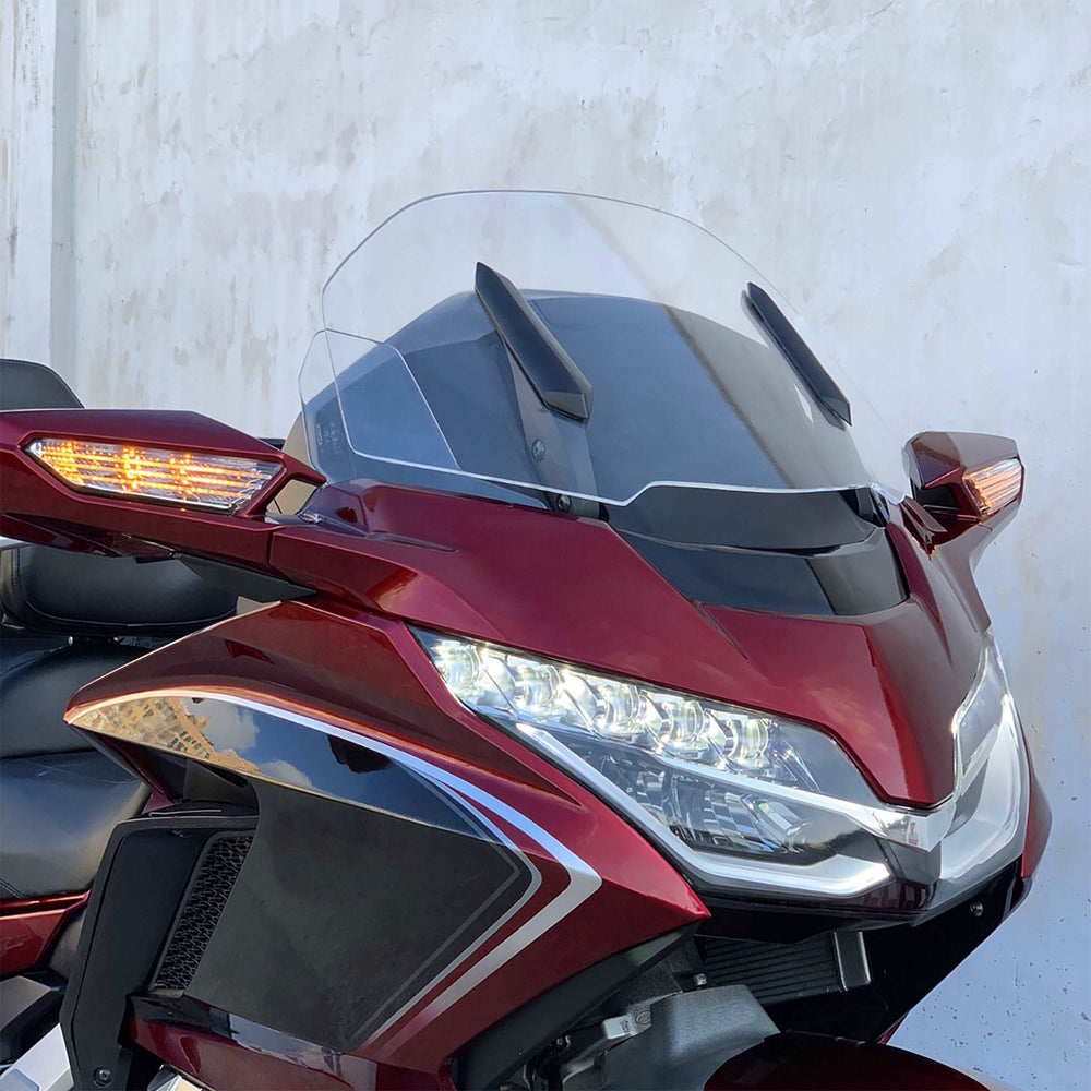Short Windscreen Spoiler Baffle Front Windshield Deflector For Honda